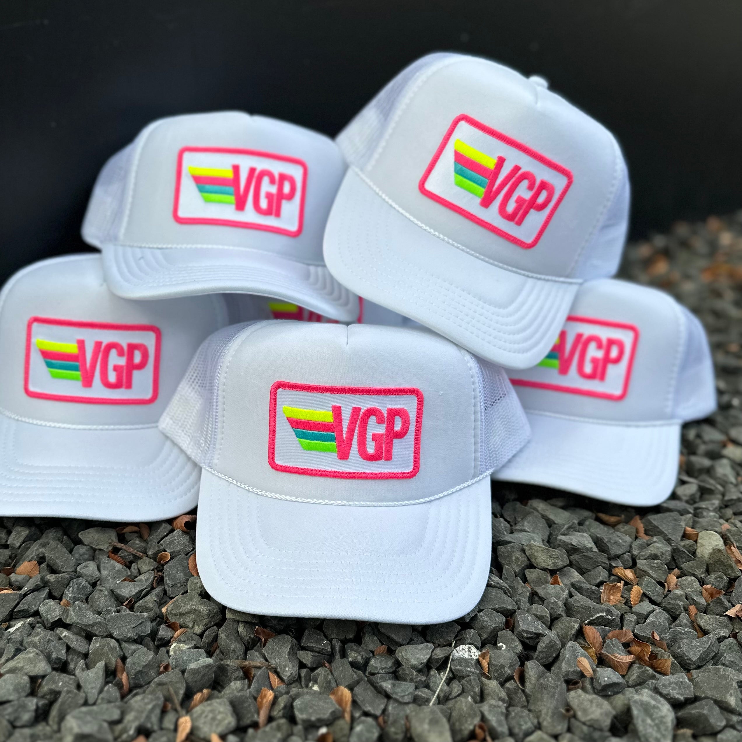 Trucker Hats with Custom Lettering – Sticker and Stitch